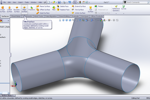 Tutorial - Modeling 3 pipe joint in SolidWorks? - GrabCAD