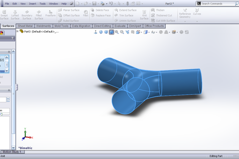 Tutorial - Modeling 3 pipe joint in SolidWorks? - GrabCAD