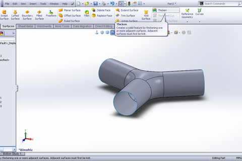 Tutorial - Modeling 3 pipe joint in SolidWorks? - GrabCAD