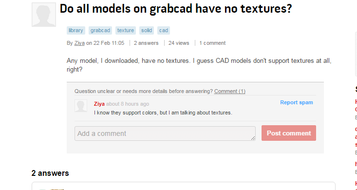 Do All Models On Grabcad Have No Textures Grabcad Questions