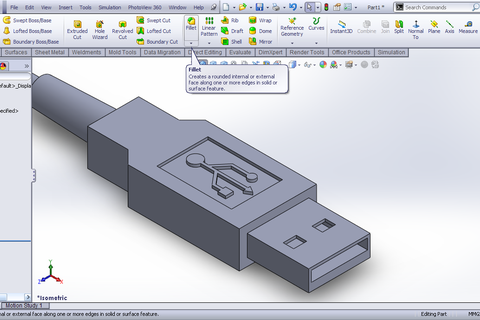 Tutorial - Modeling USB Head in SolidWorks Part 2? - GrabCAD
