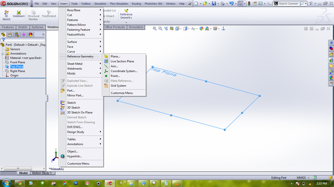 Anyone know a simple system of creating fabrication grid in SolidWorks ...