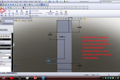 Tutorial - How to use the Revolved Cut in SolidWorks - GrabCAD