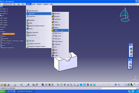 Tutorial: DMU Kinematics-Spherical Joint-Part2 - GrabCAD