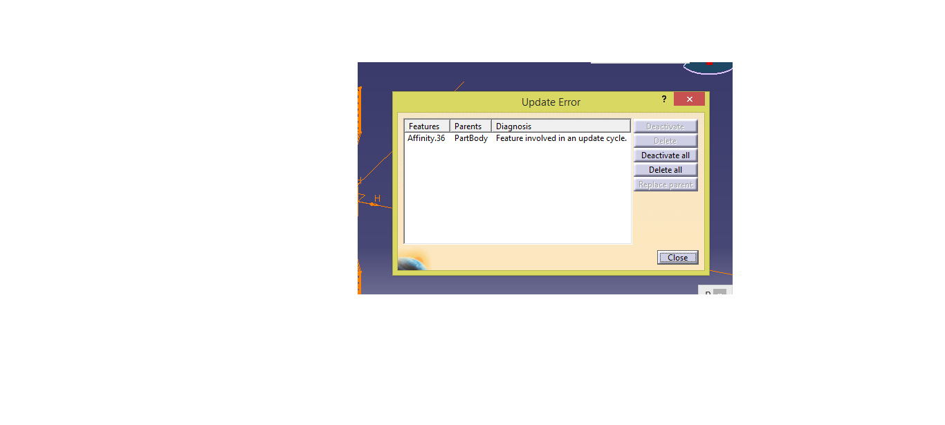 facing error while using affinity command in CATIA. | GrabCAD Questions facing error while using affinity command in CATIA. | GrabCAD Questions
