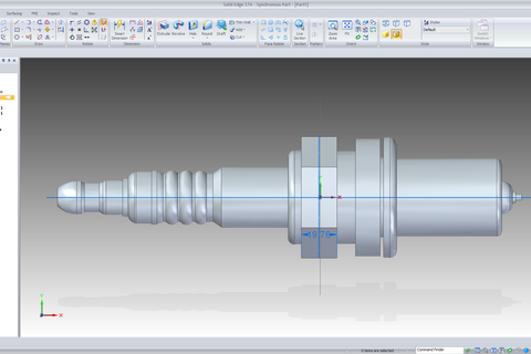 Tutorial on Modeling Spark plug in SolidEdge ST4. - GrabCAD