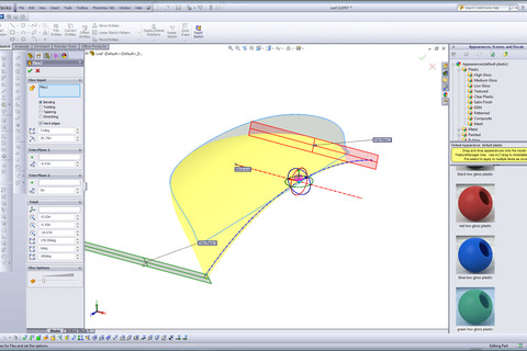 What would be the easiest way to model green leaves (see picture) in ...