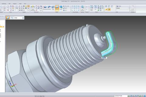 Tutorial on Modeling Spark plug in SolidEdge ST4. - GrabCAD