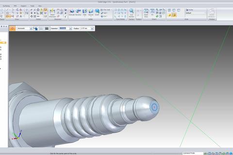 Tutorial on Modeling Spark plug in SolidEdge ST4. - GrabCAD