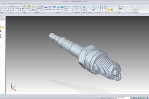 Tutorial on Modeling Spark plug in SolidEdge ST4. - GrabCAD