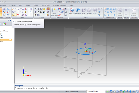 Tutorial On Modeling Bearing In Solidedge Grabcad