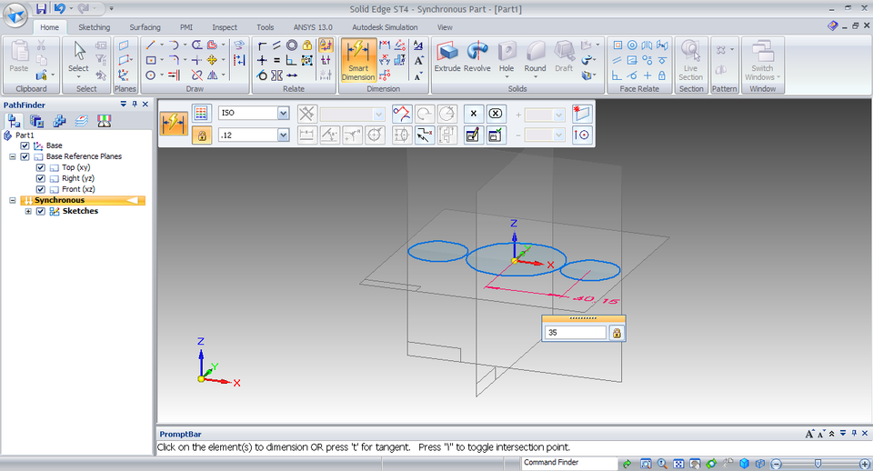Tutorial On Modeling Bearing In Solidedge Grabcad