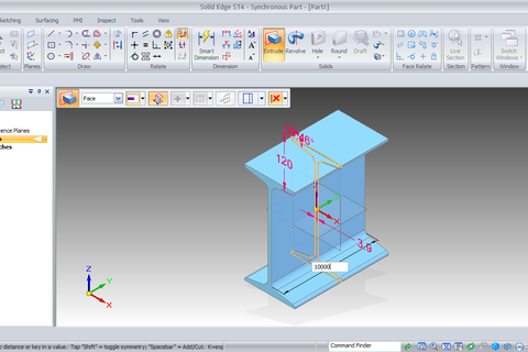 Tutorial on Modeling Structural beam 240x36 in Solid Edge? - GrabCAD