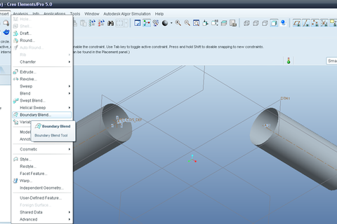 Tutorial on Modeling Pipe Joint in Creo Elements/Pro aka Pro/Engineer ...