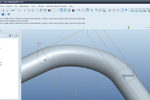 Tutorial on Modeling Pipe Joint in Creo Elements/Pro aka Pro/Engineer ...