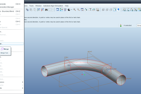 Tutorial on Modeling Pipe Joint in Creo Elements/Pro aka Pro/Engineer ...