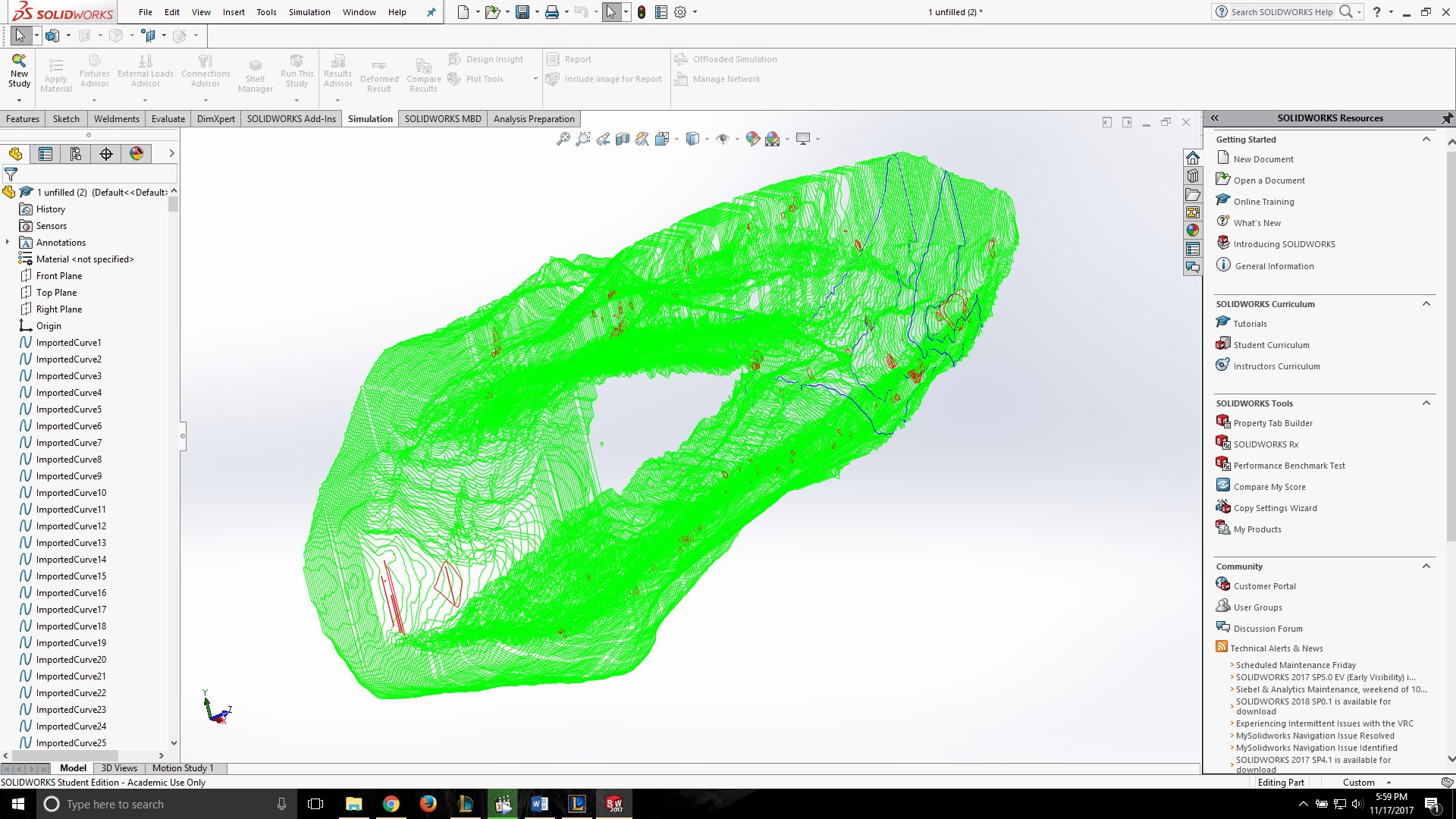 How to connect curves to make a solid body | GrabCAD Questions