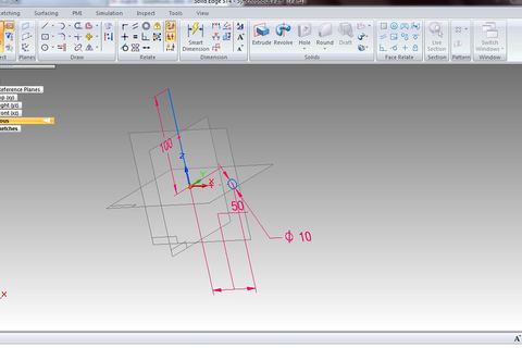 How to make a Hook Spring in Solid edge - Tutorial. - GrabCAD