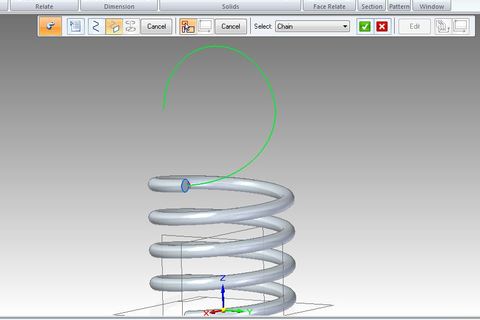 How to make a Hook Spring in Solid edge - Tutorial. - GrabCAD