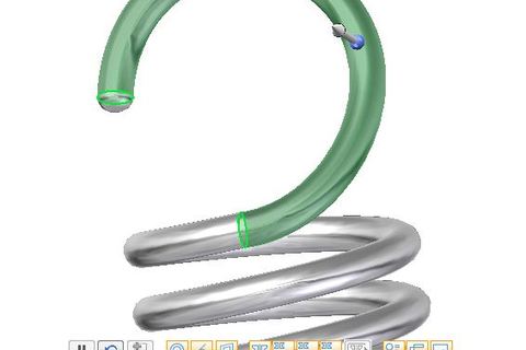 How to make a Hook Spring in Solid edge - Tutorial. - GrabCAD