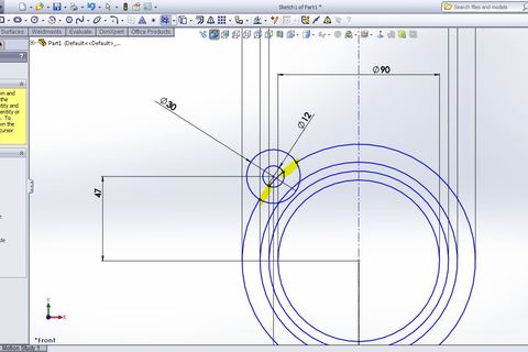 Tutorial how to make engine part 10 - GrabCAD