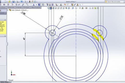 Tutorial how to make engine part 10 - GrabCAD