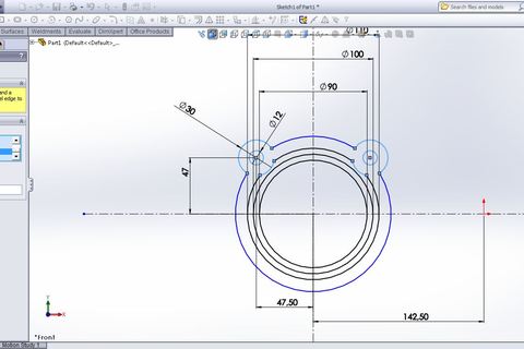 Tutorial how to make engine part 10 - GrabCAD