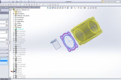 Tutorial how to make engine part 10 - GrabCAD