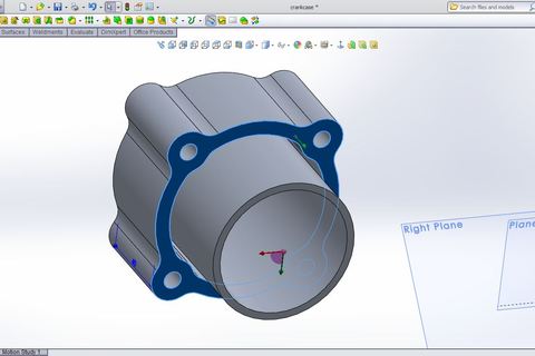 Tutorial how to make engine part 10 - GrabCAD