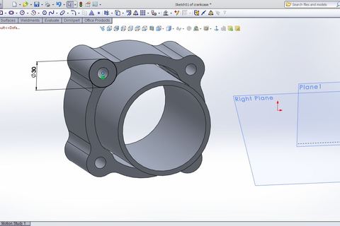 Tutorial how to make engine part 10 - GrabCAD
