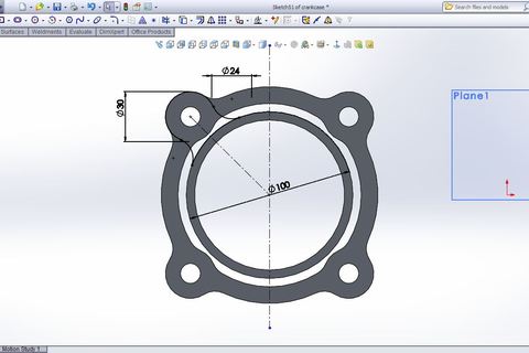 Tutorial how to make engine part 10 - GrabCAD