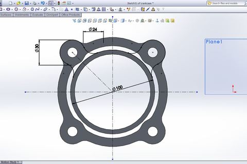 Tutorial how to make engine part 10 - GrabCAD