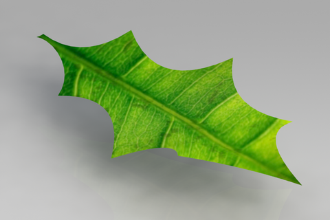 What would be the easiest way to model green leaves (see picture) in ...