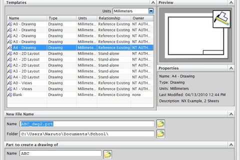 Regarding seperation of drawing from .prt file - GrabCAD