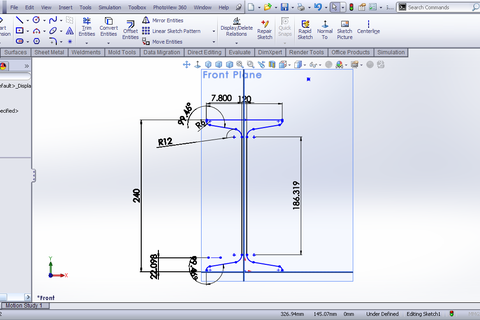Tutorial - 2D Simplification Static analysis in SolidWorks - GrabCAD