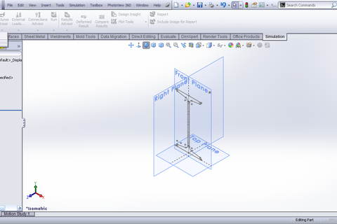Tutorial - 2D Simplification Static analysis in SolidWorks - GrabCAD
