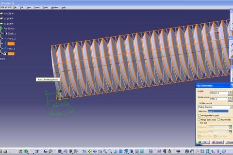 How to make thread on catia p3 V5R14 - GrabCAD