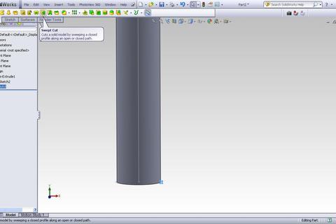 How to make square thread profile with specific dimension in SW? - GrabCAD