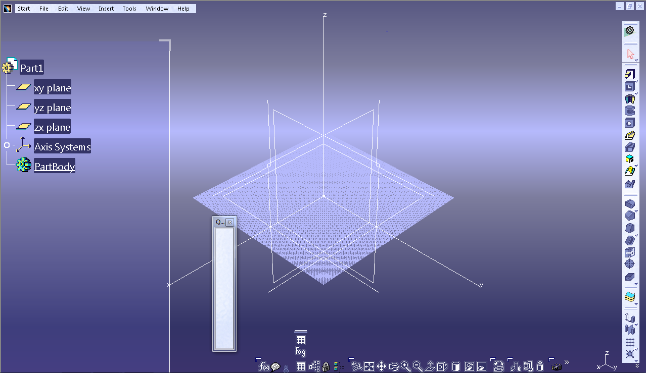 Catia V5 tollbars and background for beginners to start | GrabCAD Questions