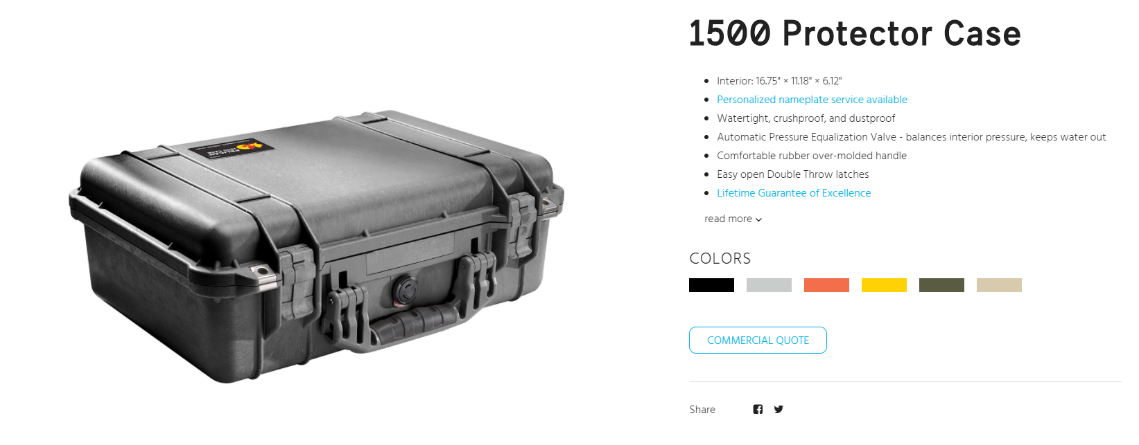 Anybody have a 3D model of a Pelican case part# 1500? | GrabCAD Questions