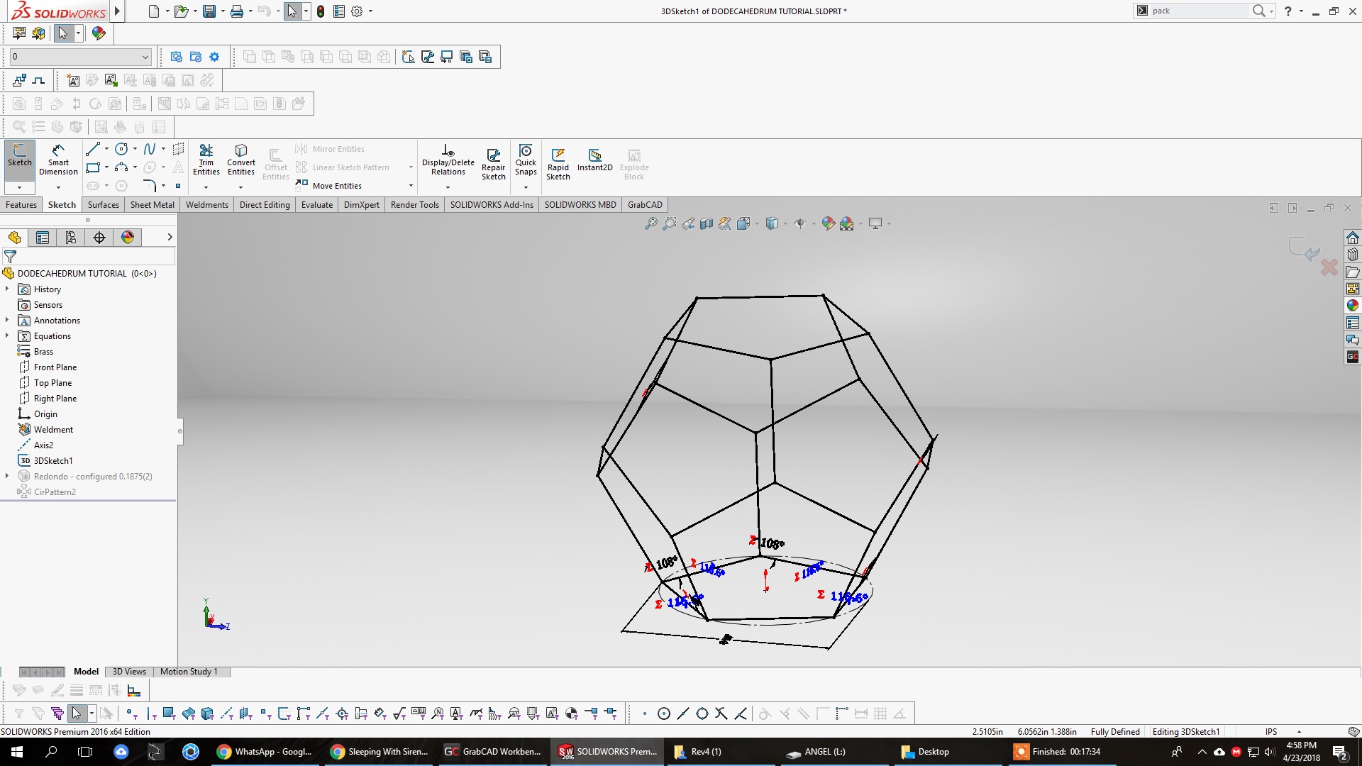 DESIGN A DODECAHEDRON IN SOLIDWORKS (Math Applied To Design) | SOLIDWORKS Design & Help ...
