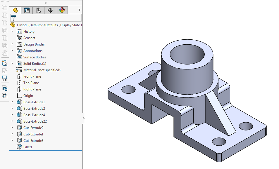 How to merge body to a cylinder body? | GrabCAD Questions