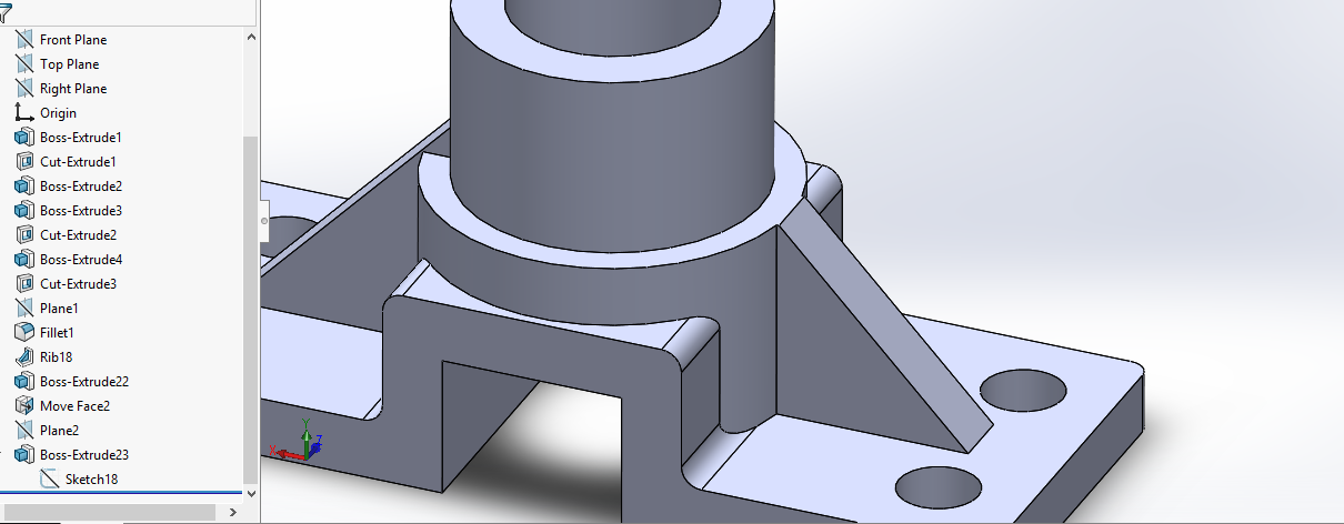 How to merge body to a cylinder body? | GrabCAD Questions
