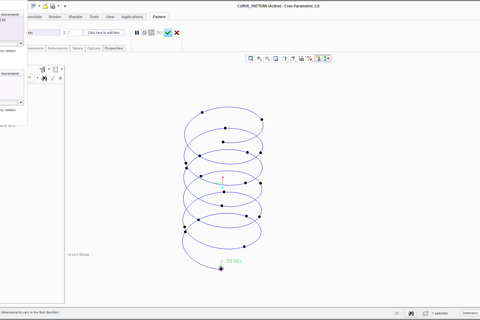 How to pattern linear and circular at the same time? - GrabCAD