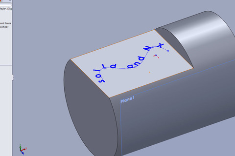 TUTORIAL2. how using Wrap in solidworks - GrabCAD