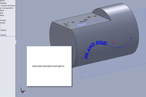 TUTORIAL2. how using Wrap in solidworks - GrabCAD