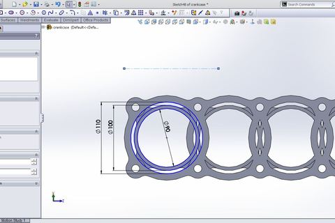 Tutorial how to make engine part 10 - GrabCAD