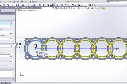 Tutorial how to make engine part 10 - GrabCAD