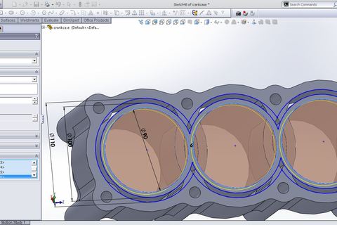 Tutorial how to make engine part 10 - GrabCAD