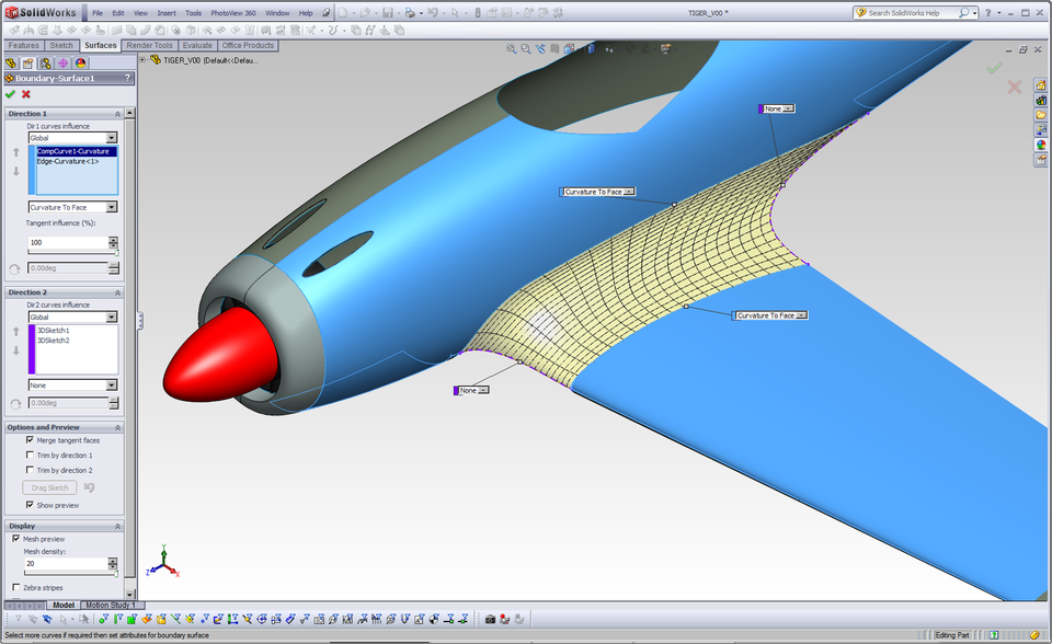 Tutorial how to connect wing with fuselage in a WWII type aircraft in ...